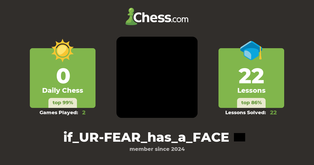 if_UR-FEAR_has_a_FACE - Chess Profile - Chess.com