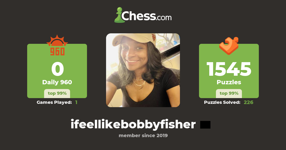 Deja Anderson (ifeellikebobbyfisher) - Chess Profile - Chess.com