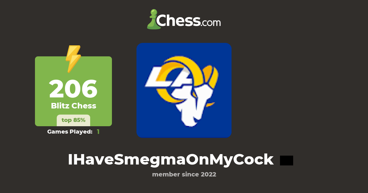 CARLOS PATINO (IHaveSmegmaOnMyCock) - Chess Profile - Chess.com