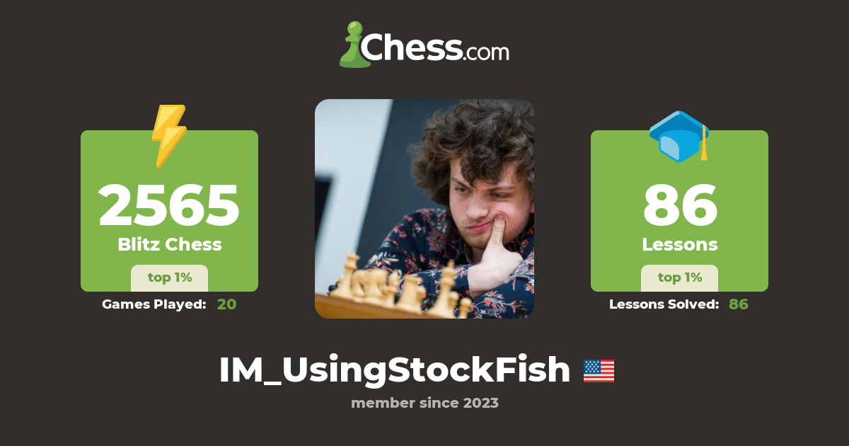 IM_UsingStockFish - Chess Profile - Chess.com