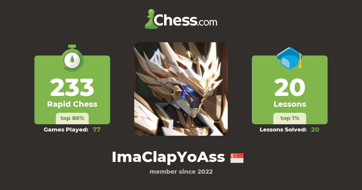 minze li (ImaClapYoAss) - Chess Profile - Chess.com