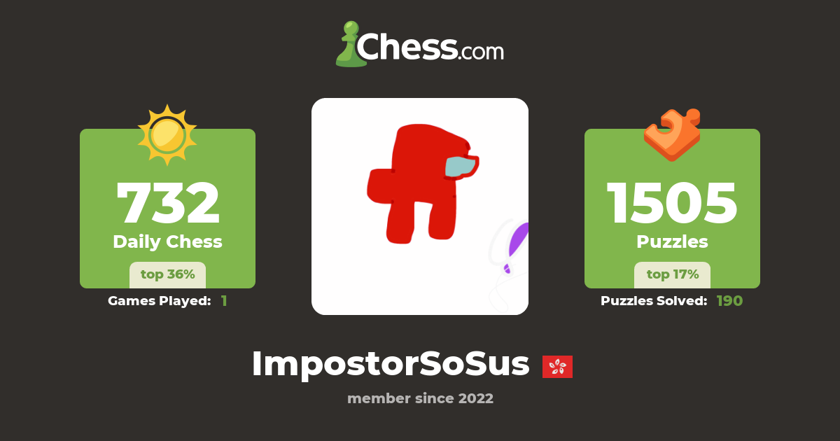 ImpostorSoSus - Chess Profile - Chess.com