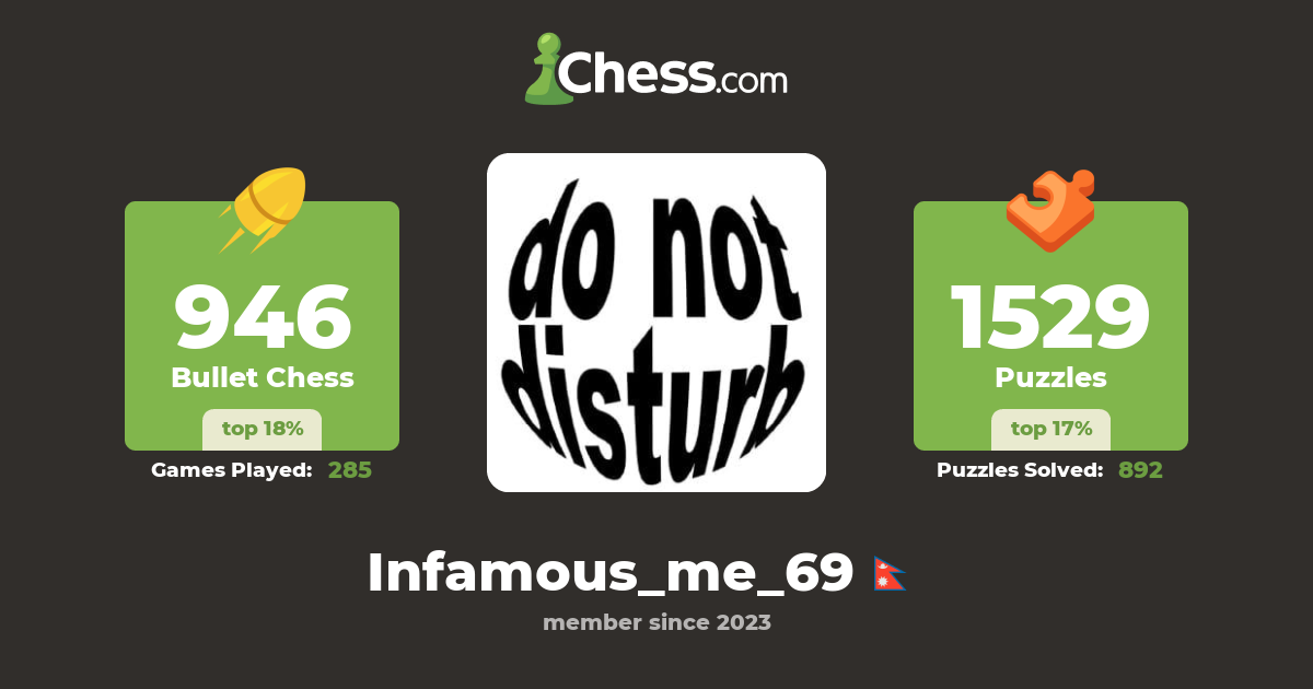 Infamous_me_69 - Chess Profile - Chess.com