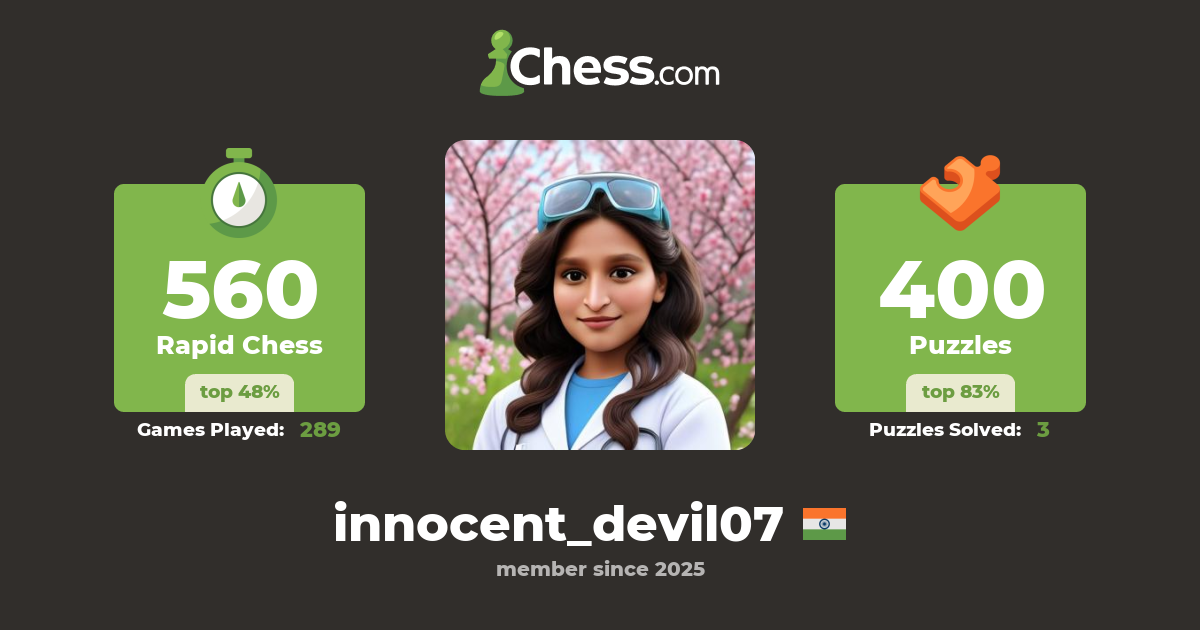 Aditi (innocent_devil07) - Chess Profile - Chess.com