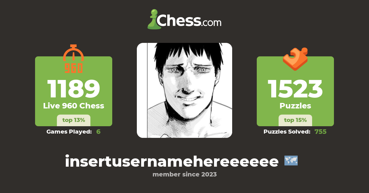 insertusernamehereeeeee - Chess Profile - Chess.com