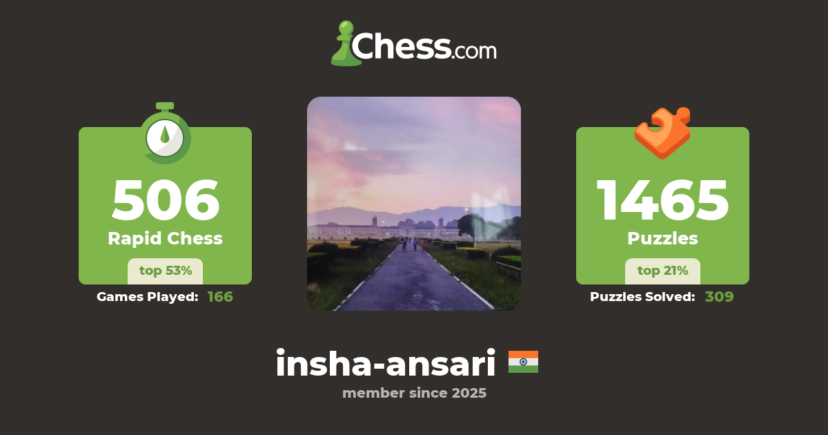 insha-ansari - Chess Profile - Chess.com
