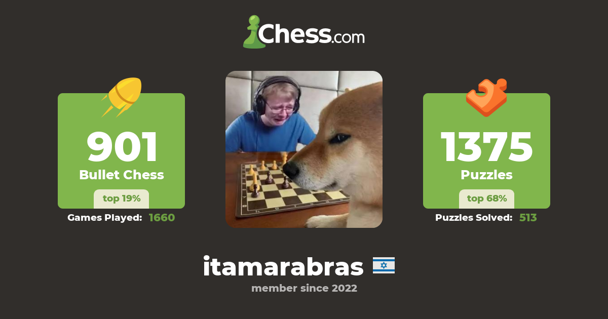 Inamar buddy (itamarabras) - Chess Profile - Chess.com