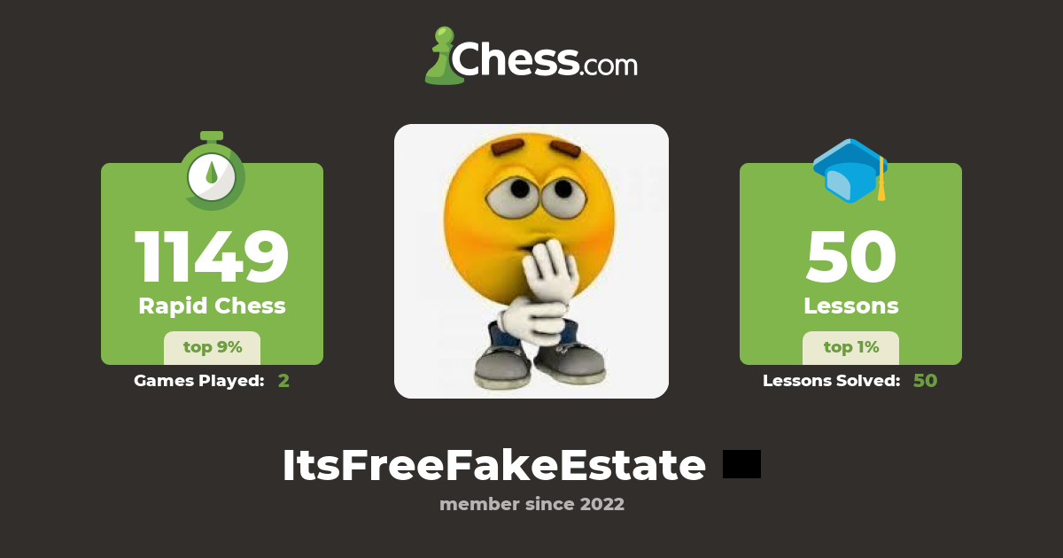 ItsFreeFakeEstate - Chess Profile - Chess.com