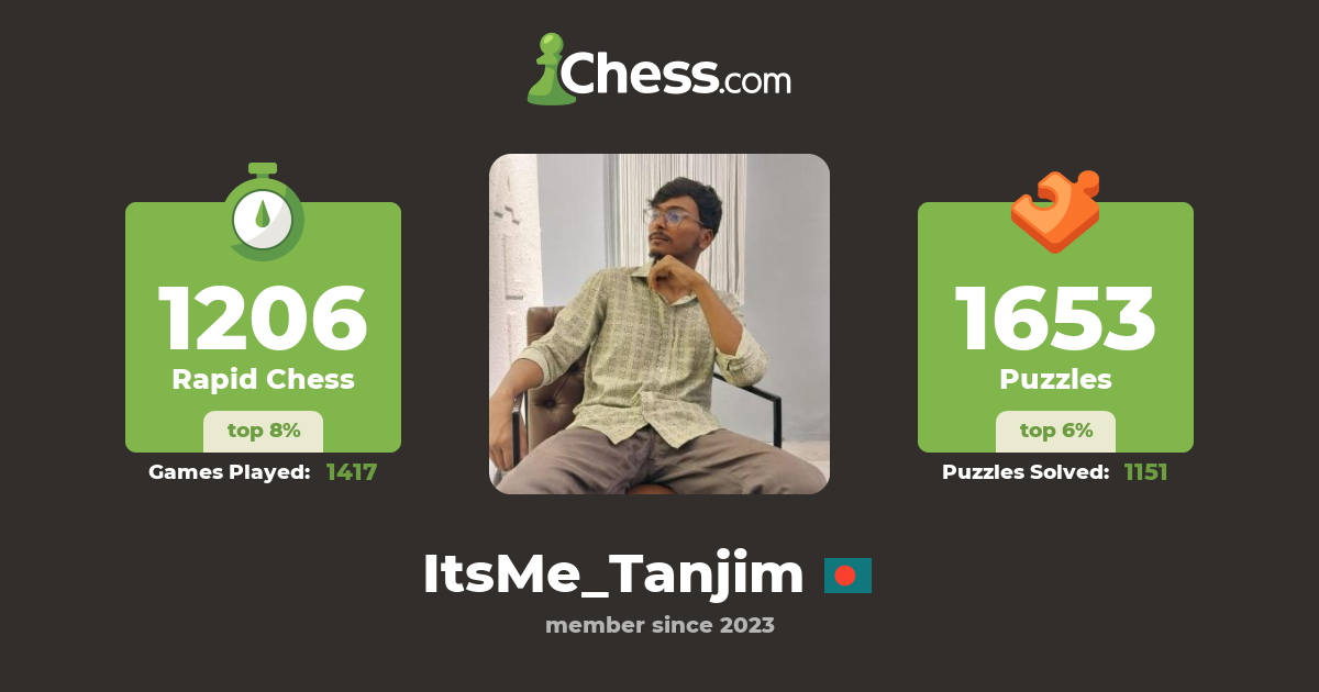 Tanjim (ItsMe_Tanjim) - Chess Profile - Chess.com