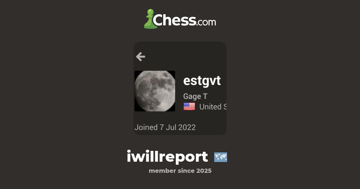 iwillreport - Chess Profile - Chess.com