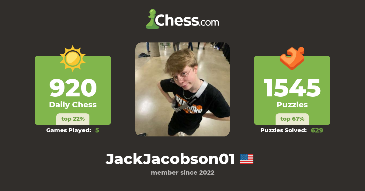 JackJacobson01 - Chess Profile - Chess.com