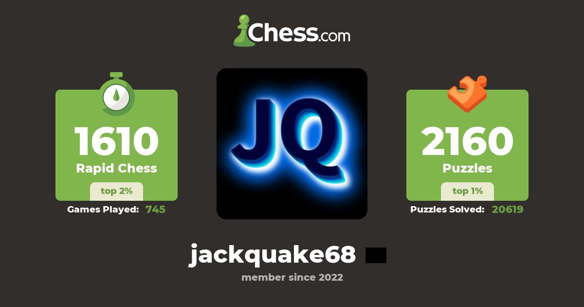 Jack Quake (jackquake68) - Chess Profile - Chess.com