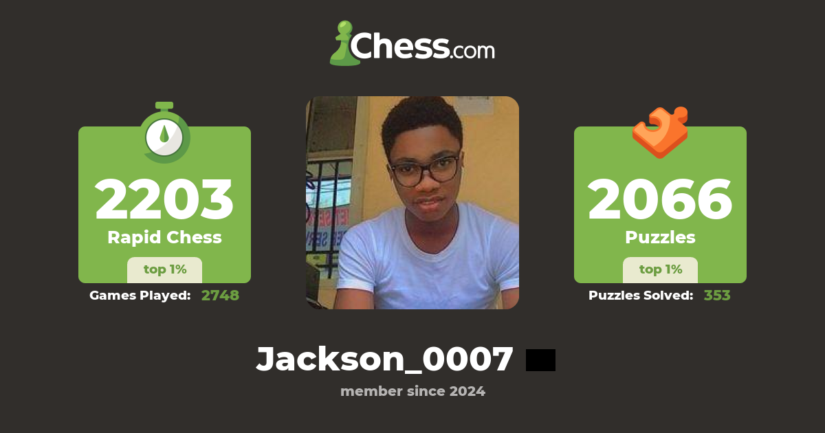 Amuchie Odirimunma (Jackson_0007) - Chess Profile - Chess.com