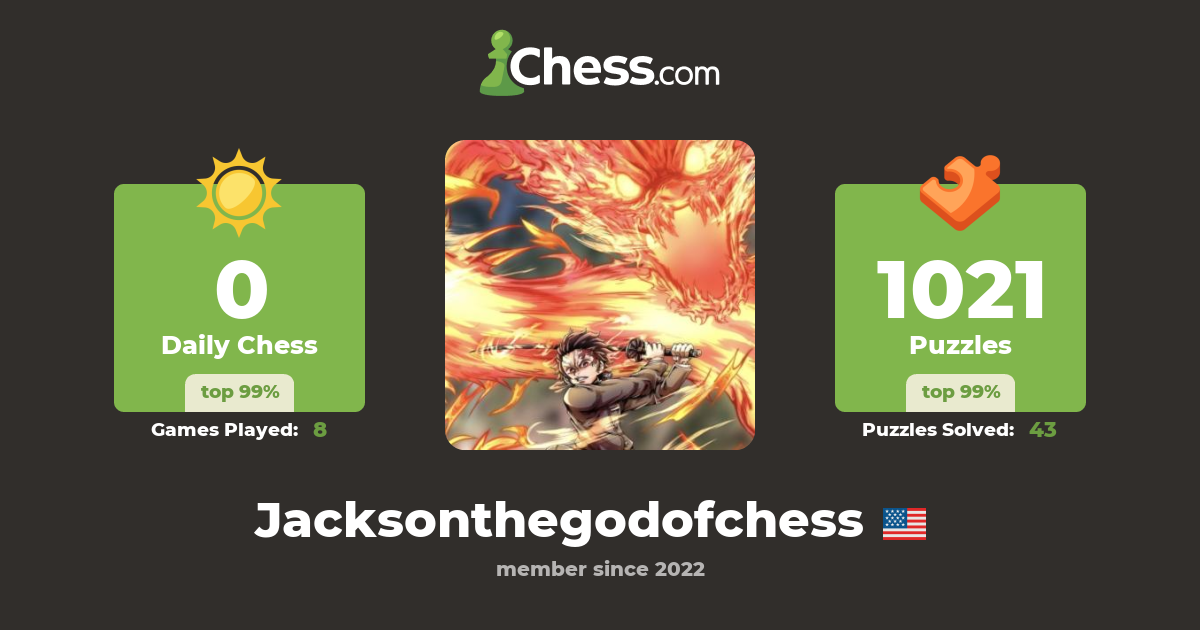 Jacksonthegodofchess - Chess Profile - Chess.com