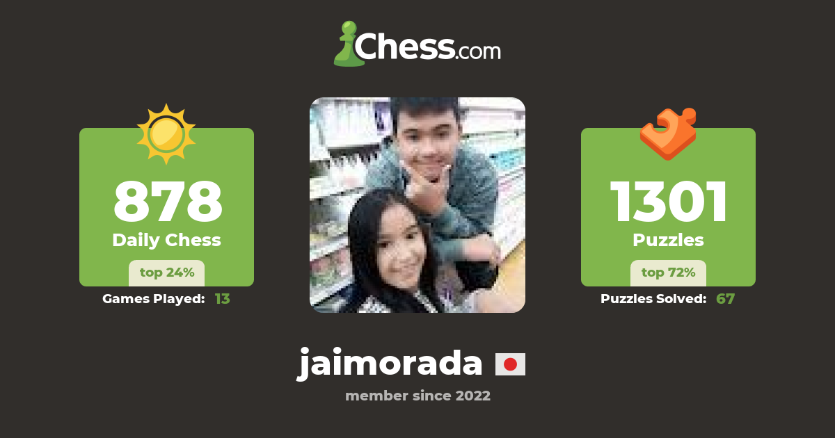 Jai Morada (jaimorada) - Chess Profile - Chess.com
