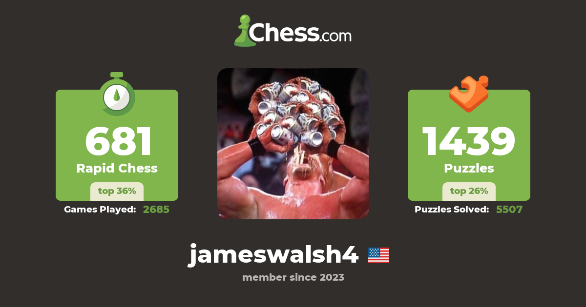 James Walsh (jameswalsh4) - Chess Profile - Chess.com