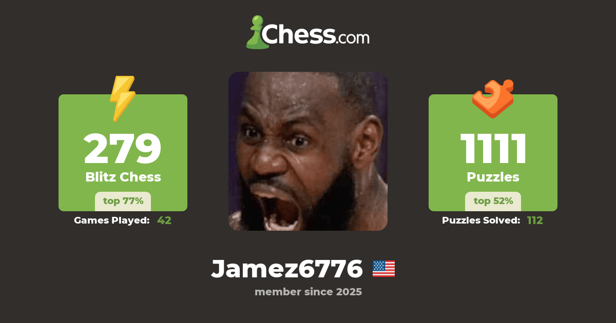 Jamez6776 - Chess Profile - Chess.com