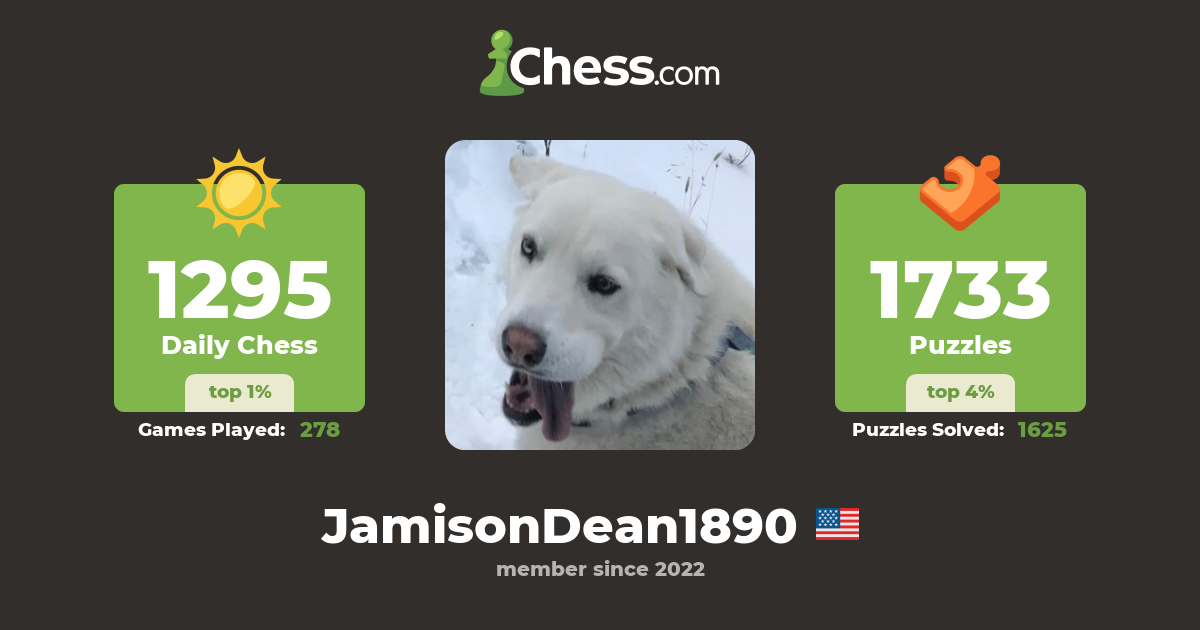 JamisonDean1890 - Chess Profile - Chess.com