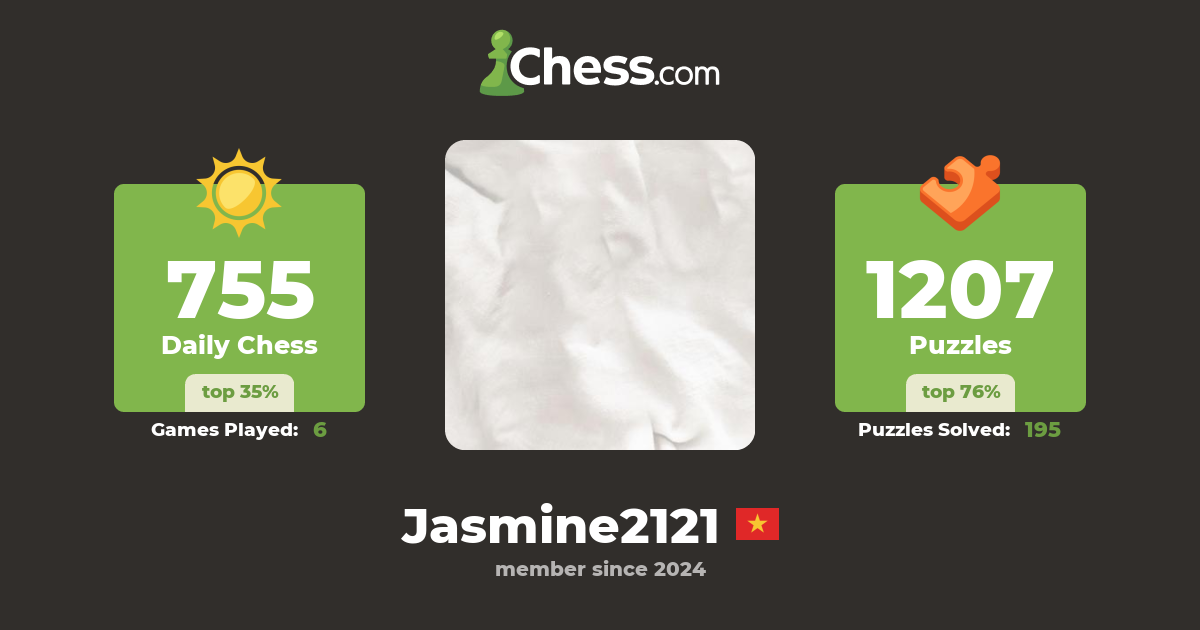 Jasmine2121 - Chess Profile - Chess.com