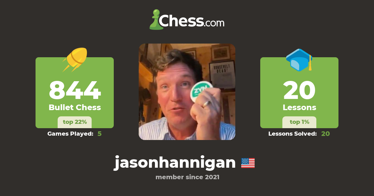 Jason Hannigan (jasonhannigan) - Chess Profile - Chess.com