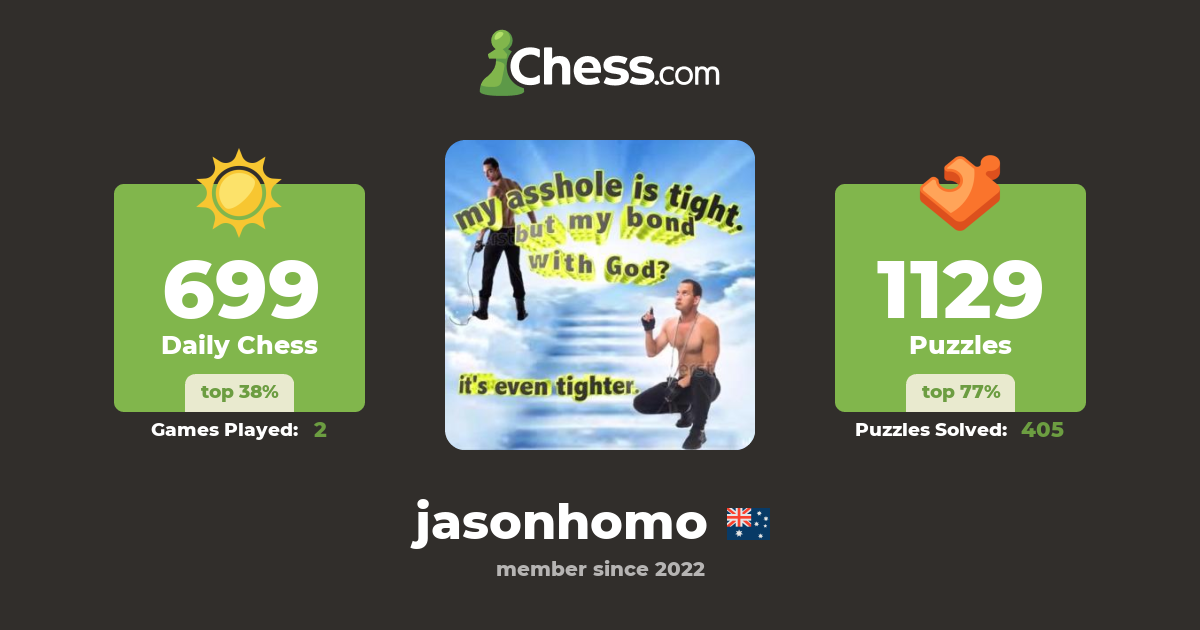 jasonhomo - Chess Profile - Chess.com