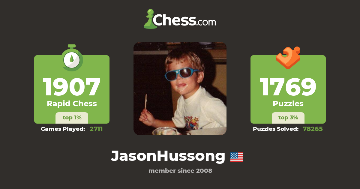 Jason Hussong (JasonHussong) - Chess Profile - Chess.com