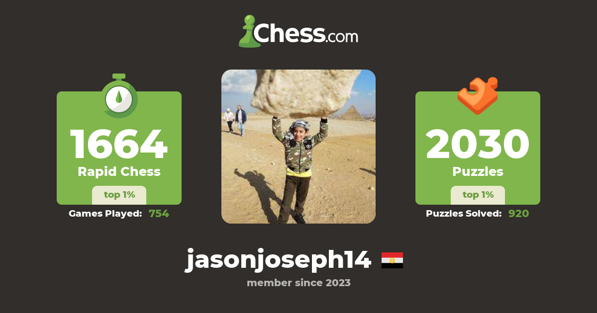 Jason Joseph (jasonjoseph14) - Chess Profile - Chess.com