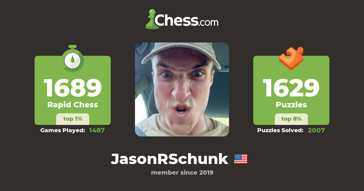 Jason Schunk (JasonRSchunk) - Chess Profile - Chess.com
