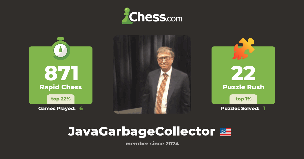 slfdnk sdjfn (JavaGarbageCollector) - Chess Profile - Chess.com