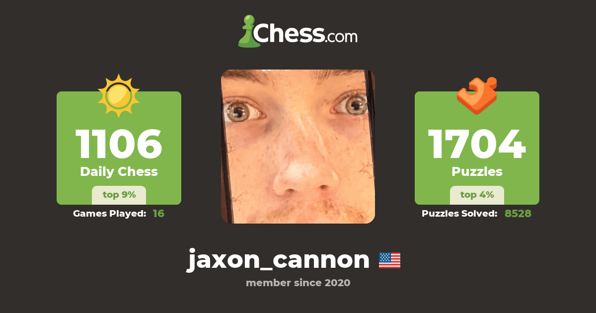 jaxon cannon (jaxon_cannon) - Chess Profile - Chess.com