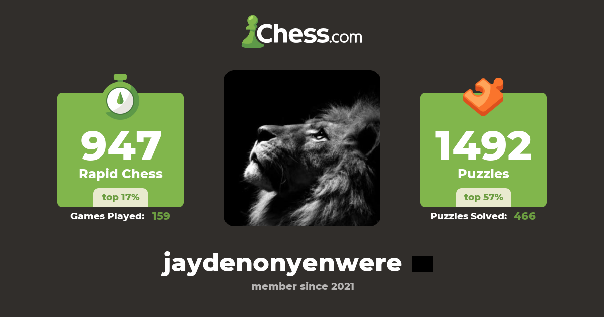 Jayden Onyenwere (jaydenonyenwere) - Chess Profile - Chess.com