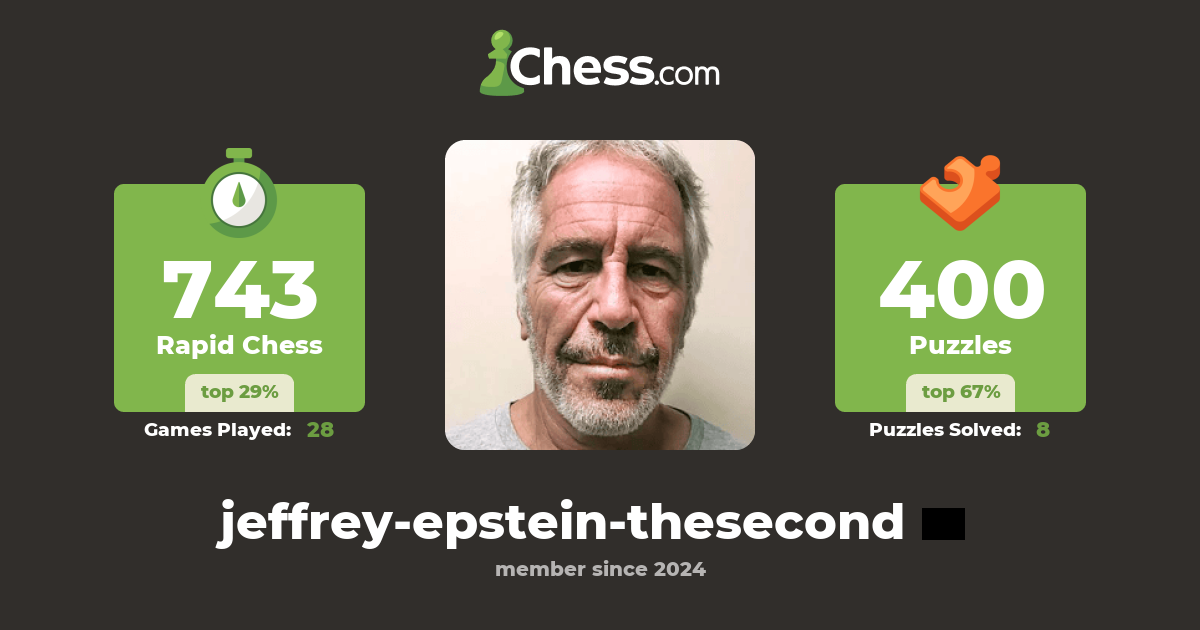 epstine jeffry (jeffrey-epstein-thesecond) - Chess Profile - Chess.com