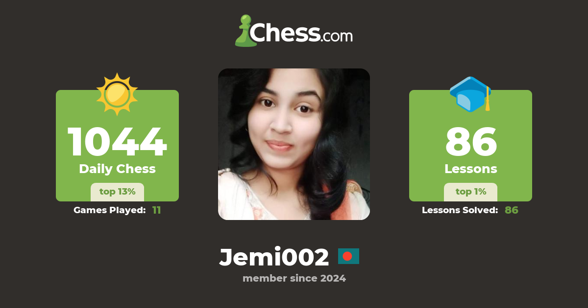 Queen Jemi (Jemi002) - Chess Profile - Chess.com