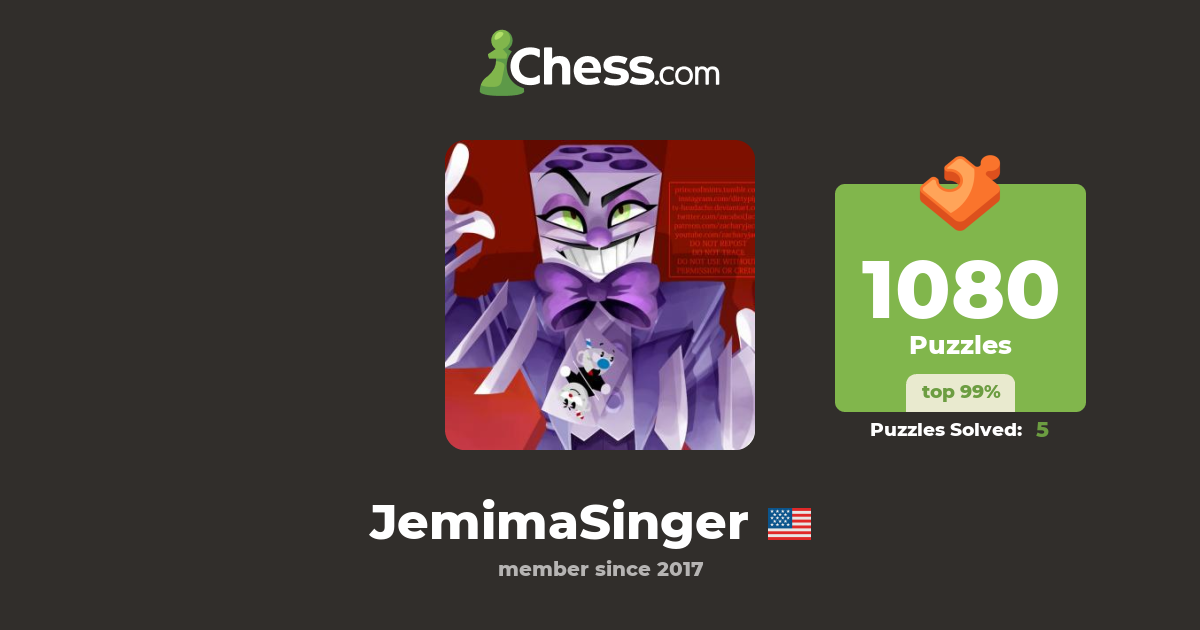 Jemima Singer (JemimaSinger) - Chess Profile - Chess.com