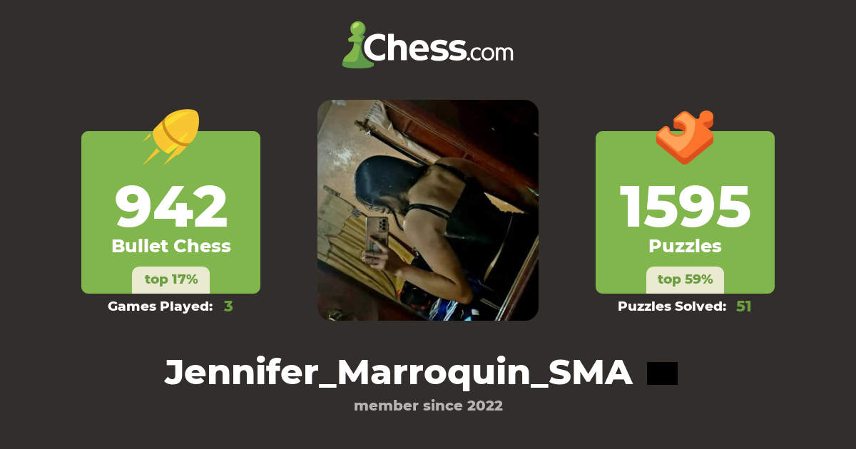 Jênny Mârrôquín (Jennifer_Marroquin_SMA) - Chess Profile - Chess.com