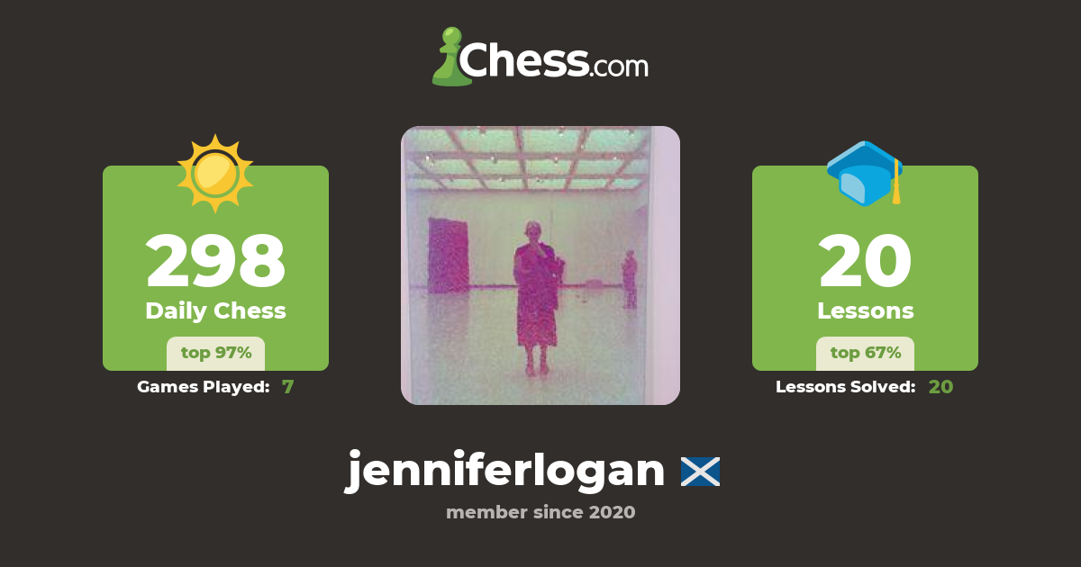 Jennifer Logan (jenniferlogan) - Chess Profile - Chess.com