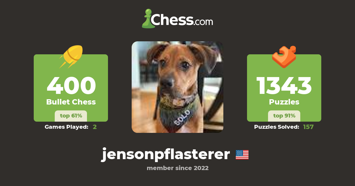 Jenson Pflasterer (jensonpflasterer) - Chess Profile - Chess.com