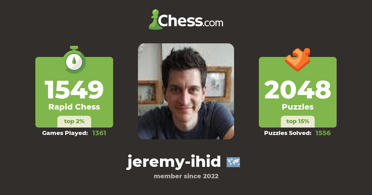 Jeremy Walker (jeremy-ihid) - Chess Profile - Chess.com