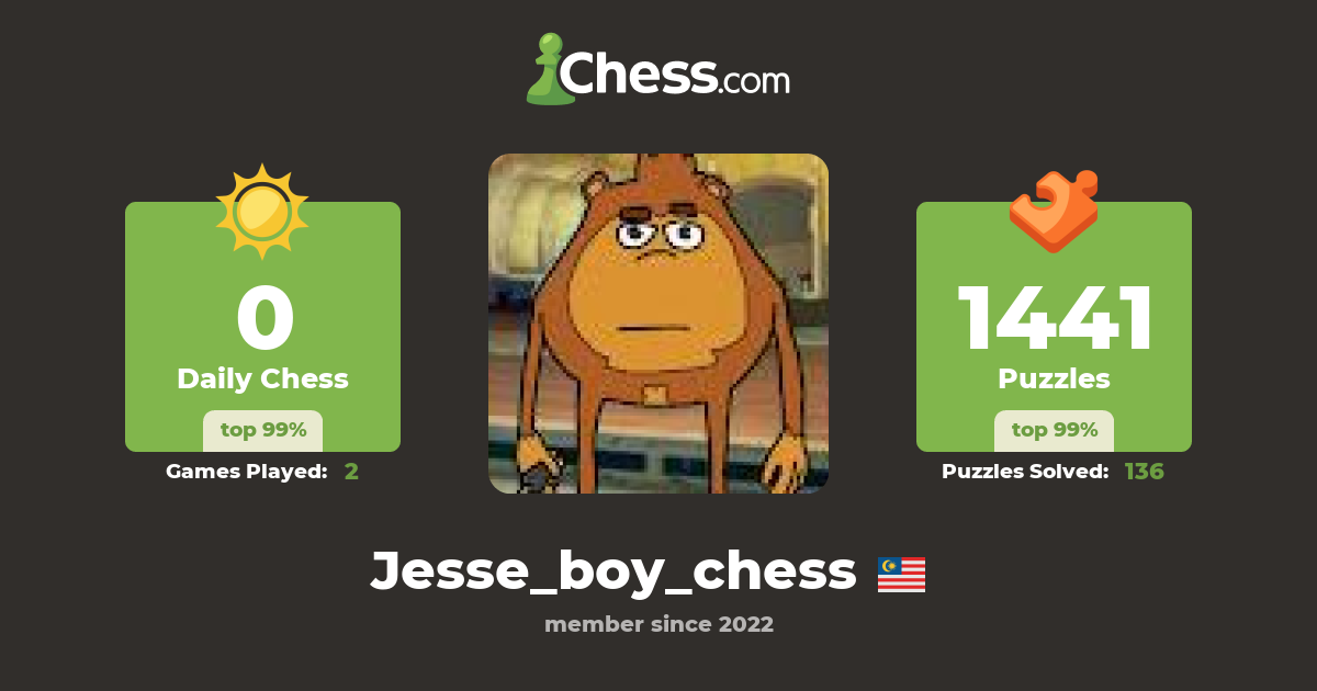 Jesse pro YouTube (Jesse_boy_chess) - Chess Profile - Chess.com