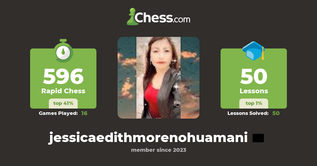Jessica Edith Moreno Huamani (jessicaedithmorenohuamani) - Chess ...