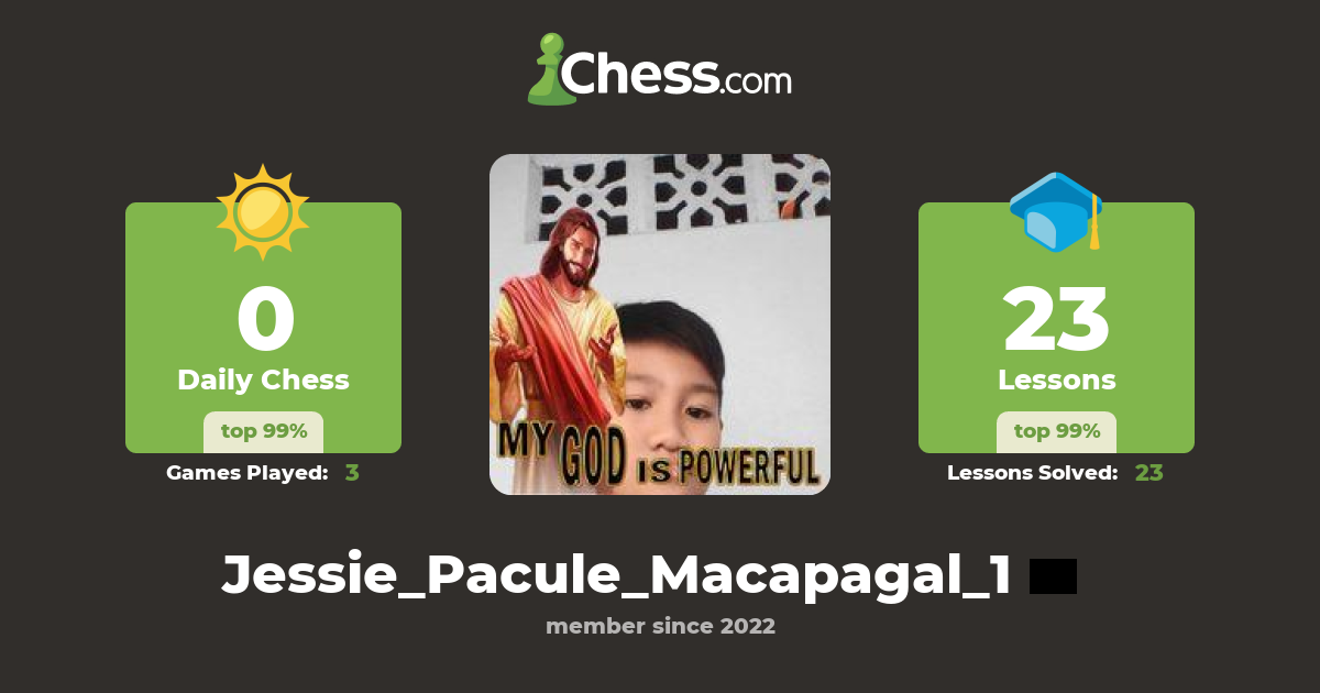 Jessie_Pacule_Macapagal_1 - Chess Profile - Chess.com