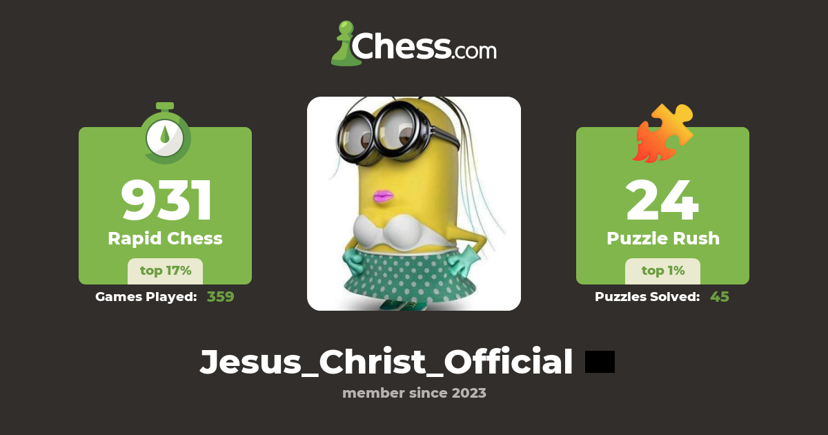 Jesus_Christ_Official - Chess Profile - Chess.com