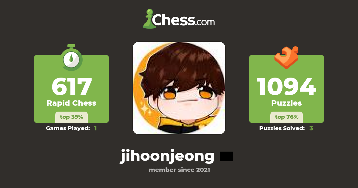 Jihoon (Jake) Jeong (jihoonjeong) - Chess Profile - Chess.com