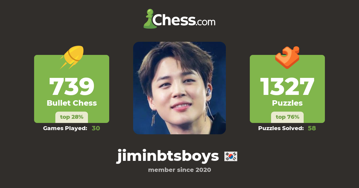 Jimin BTS Boys (jiminbtsboys) - Chess Profile - Chess.com