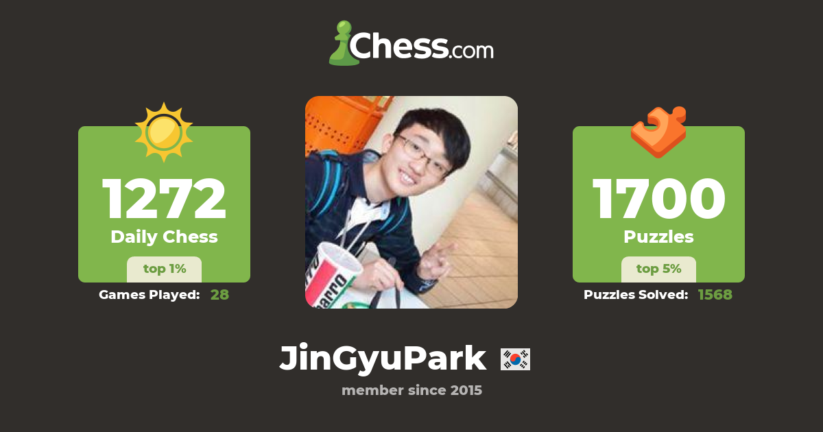 JinGyu Park (JinGyuPark) - Chess Profile - Chess.com