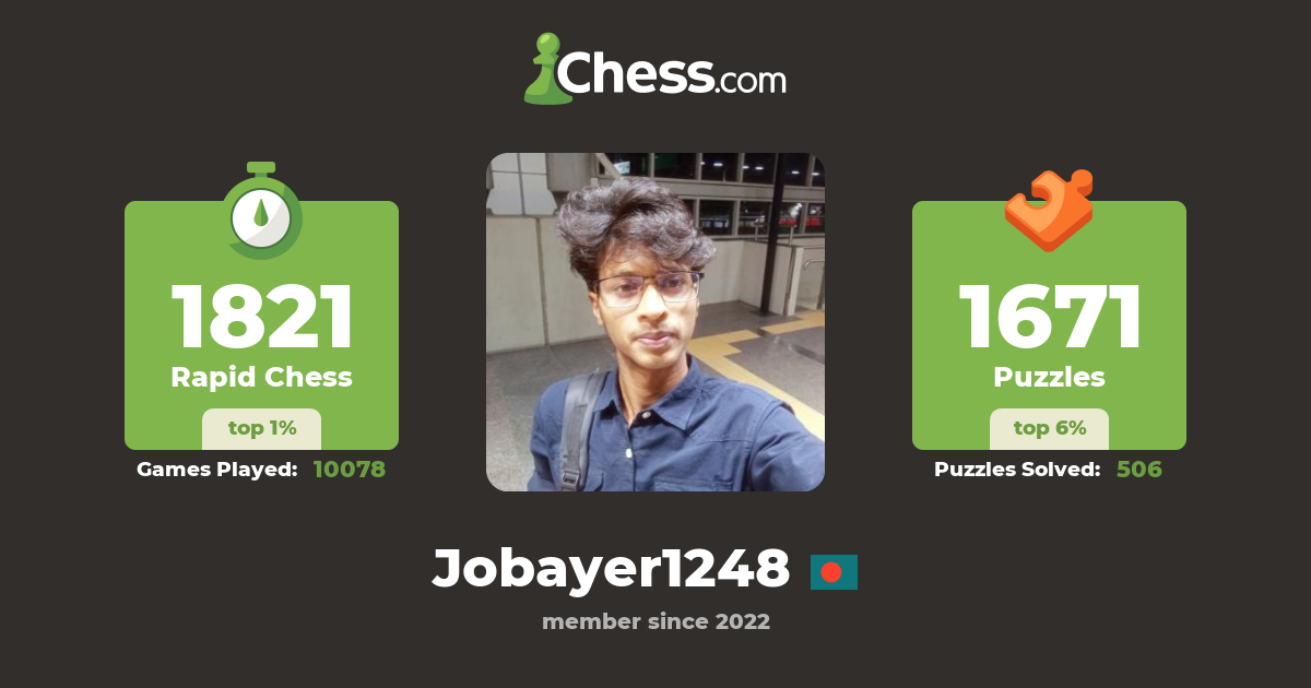 Md Jobayer Hossain Jobayer (Jobayer1248) - Chess Profile - Chess.com