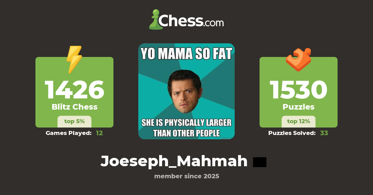 Joeseph_Mahmah - Chess Profile - Chess.com