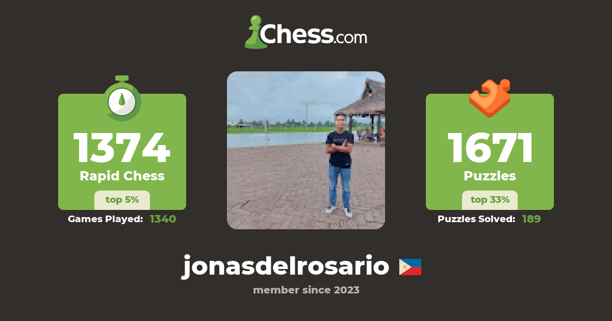 Jonas Del Rosario (jonasdelrosario) - Chess Profile - Chess.com