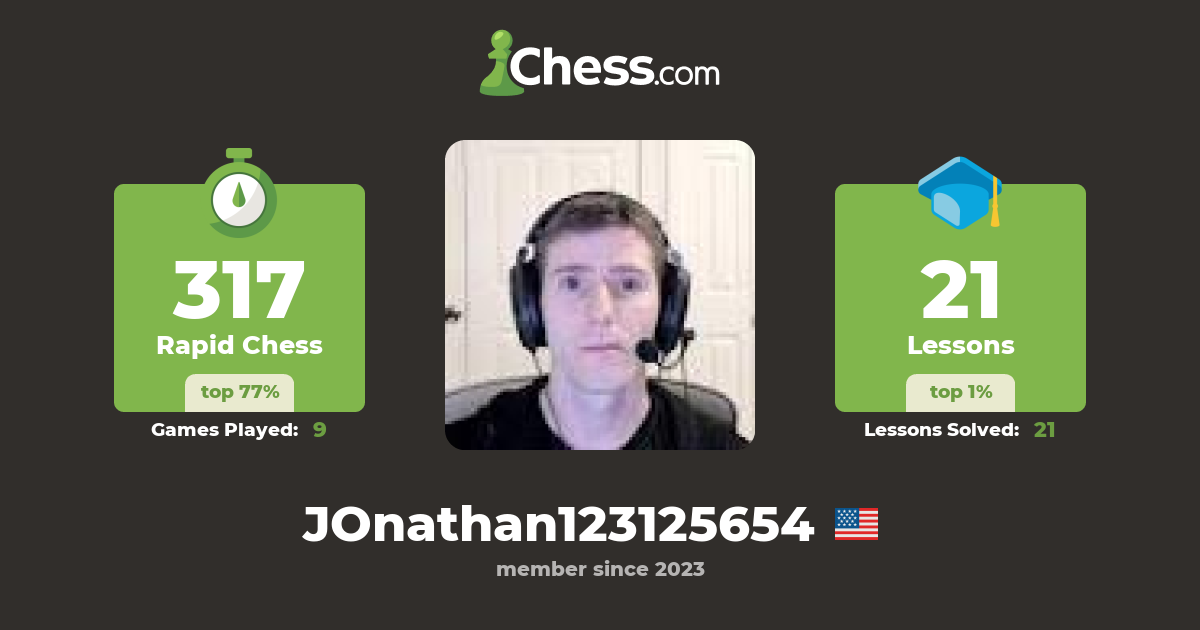 Jonathan Lovett (JOnathan123125654) - Chess Profile - Chess.com
