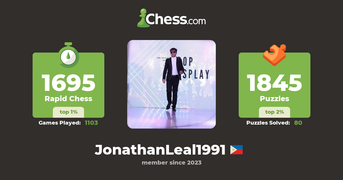 Jonathan Leal (JonathanLeal1991) - Chess Profile - Chess.com